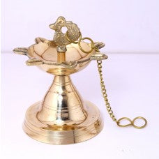 Buy 7 Face Lamp Brass No 5 online in the U.K.| AHA BAZAAR
