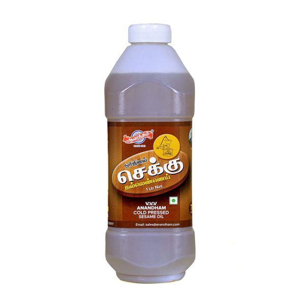 Buy Anandham Chekku (Cold Pressed) Sesame Oil - 1 Ltr online in the U.K ...